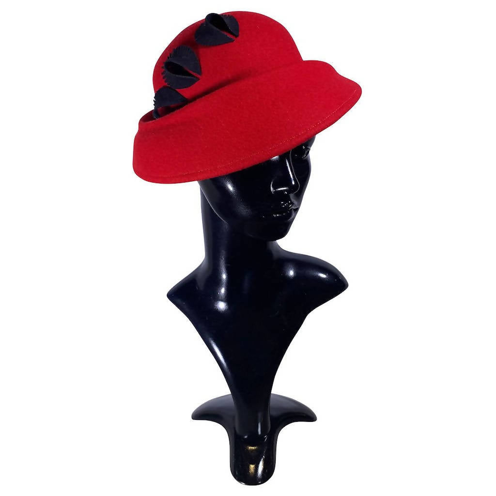 Sleek Red Hat by Iris | The Hat Circle – The Hat Circle by X Terrace
