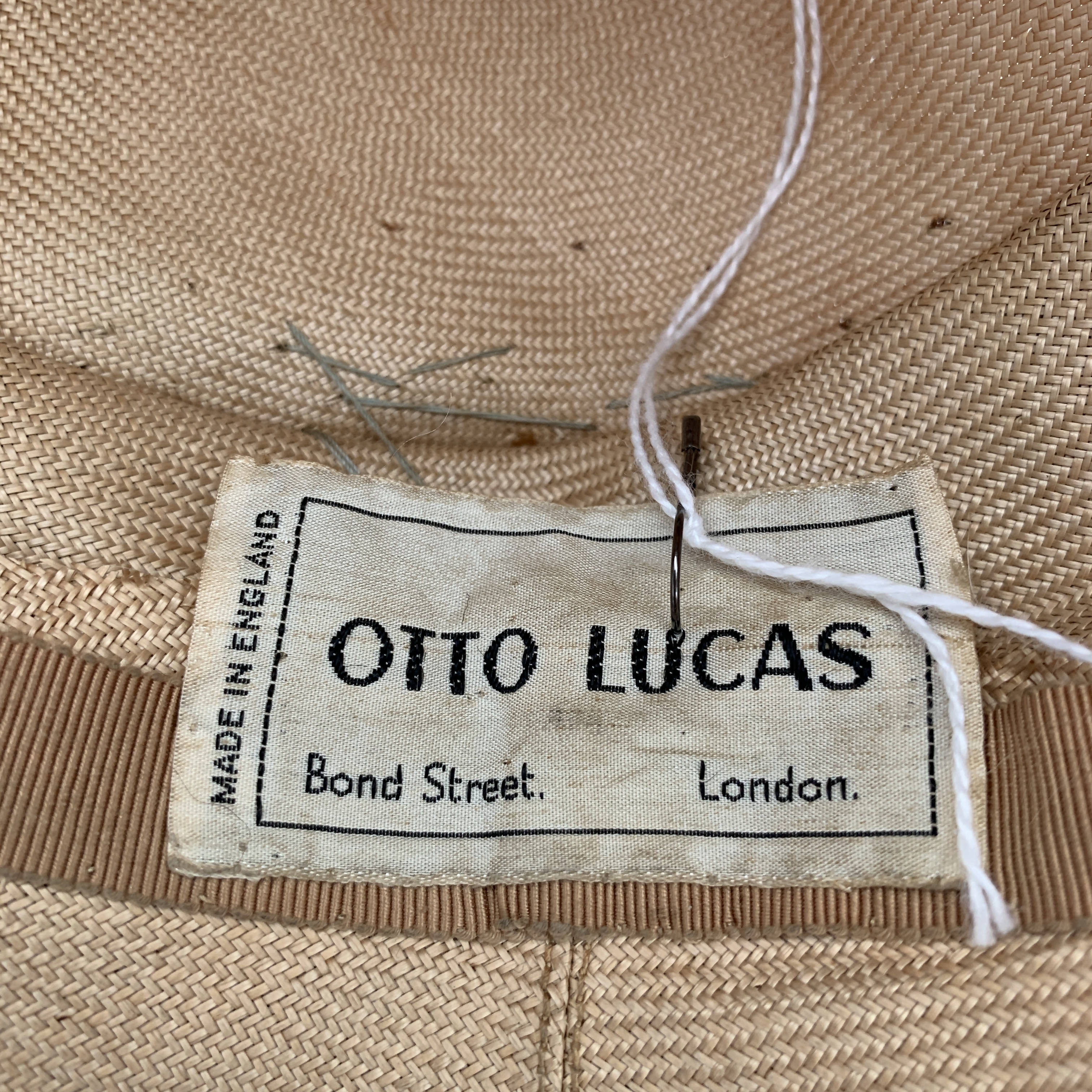 Vintage Otto Lucas Classic Beige Straw Bucket Hat – The Hat Circle by X ...